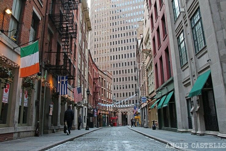 Stone Street, una calle única en el Distrito Financiero de Nueva York