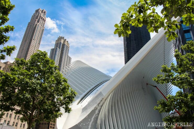 El Oculus, estación y centro comercial en el World Trade Center