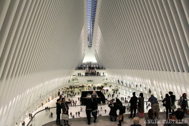 El Oculus, estación y centro comercial en el World Trade Center