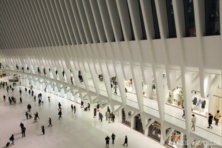 El Oculus, estación y centro comercial en el World Trade Center