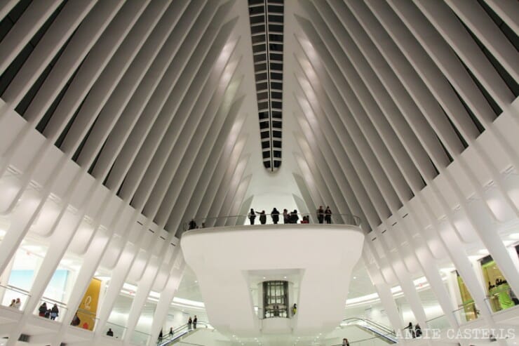 El Oculus, estación y centro comercial en el World Trade Center